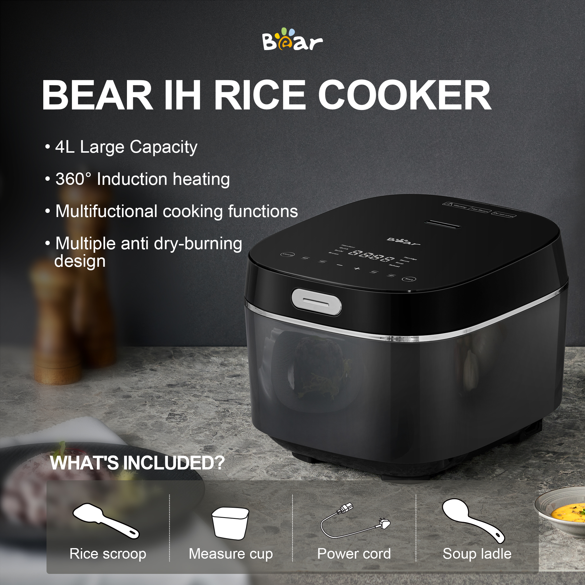 Bear 4L Rice Cooker from China manufacturer - Bear Electric Appliance